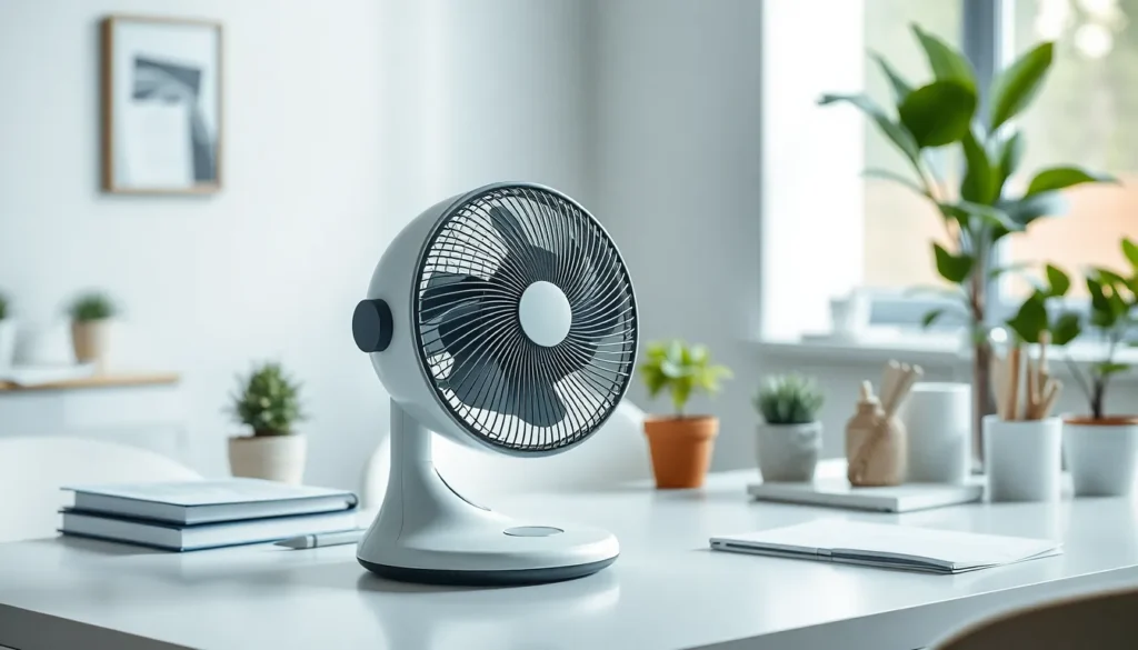 Compact Electric Fan: The Ultimate Space-Saving Solution for Summer ...